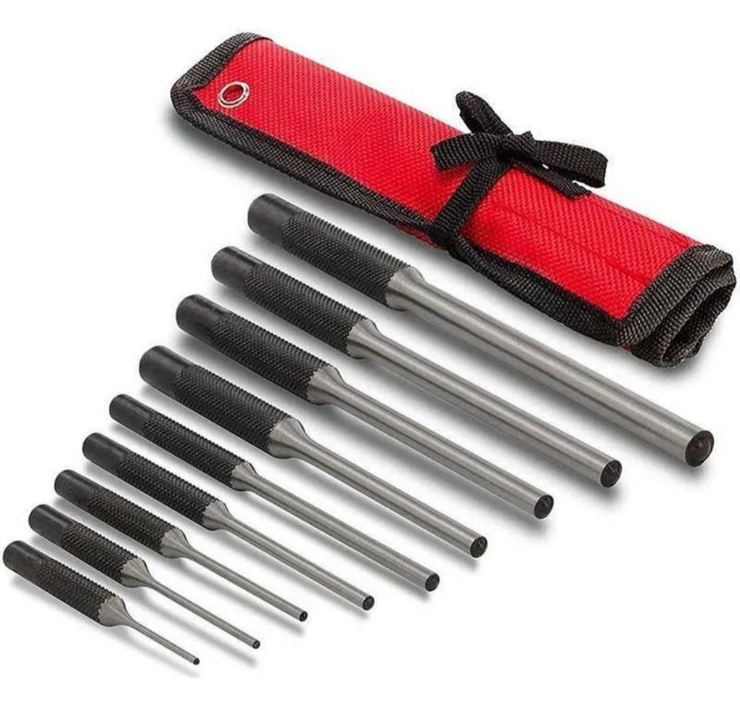 Kit saca pino 9pç e Martelo - rollpin - ARMEIRO - TONI ARMAS