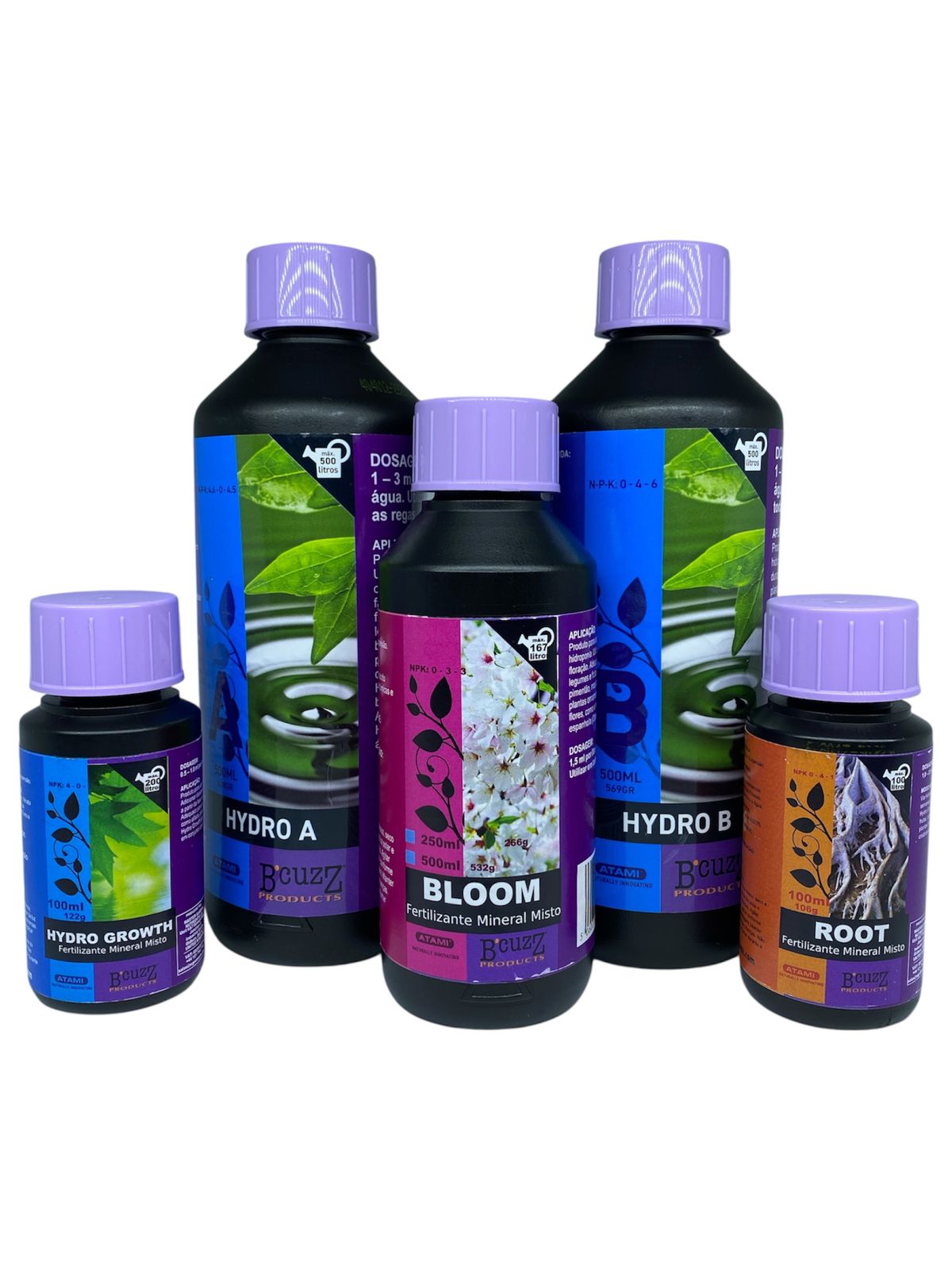 Kit Fertilizante Economy Box c/Caixa BCUZZ ATAMI - Grow Power - A maior rede de produtos para ...