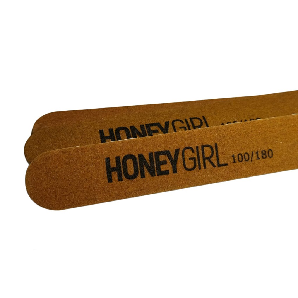 Lixa Reta Fina Honey Girl Marrom 100/180 10 Und - Della Luna Cosmeticos