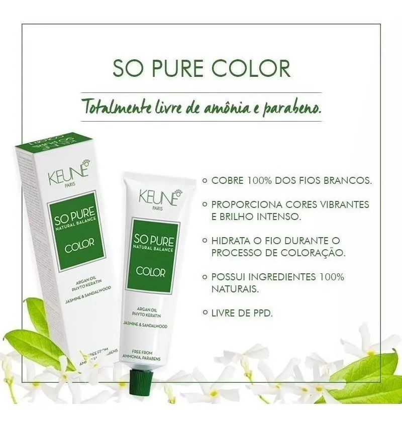 Keune Coloração So Pure Tinta Color 60ml - Della Luna Cosmeticos