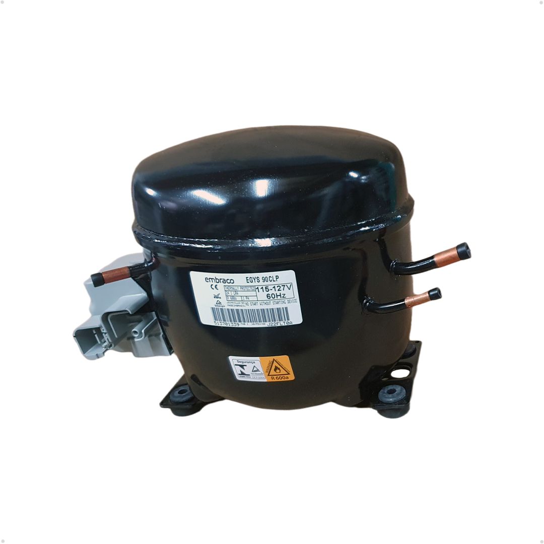 Compressor Embraco 1/4+ 127v R-600a - Egys 90clp - Cibrel