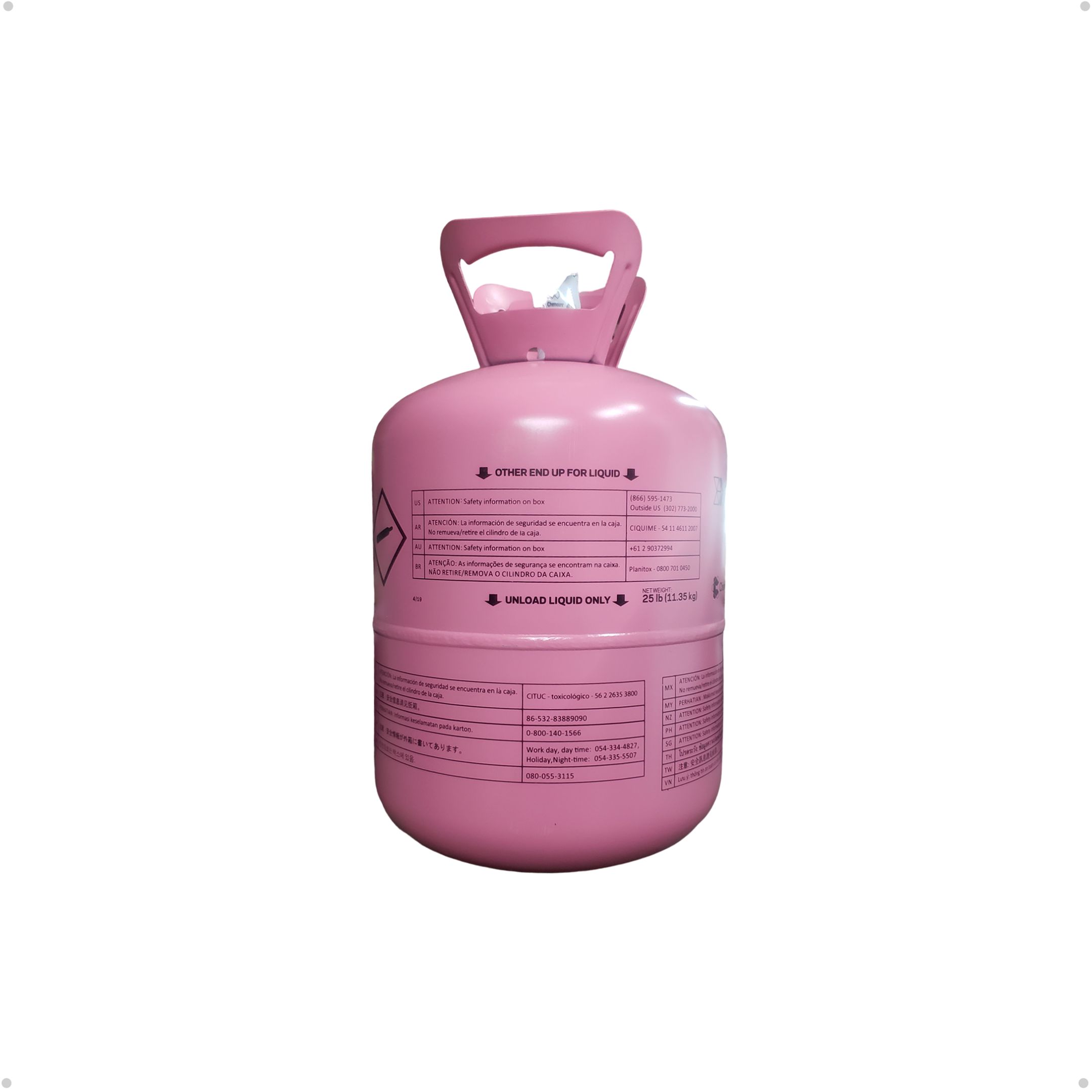 Gás Refrigerante Dupont R410a 11Kg - Cibrel