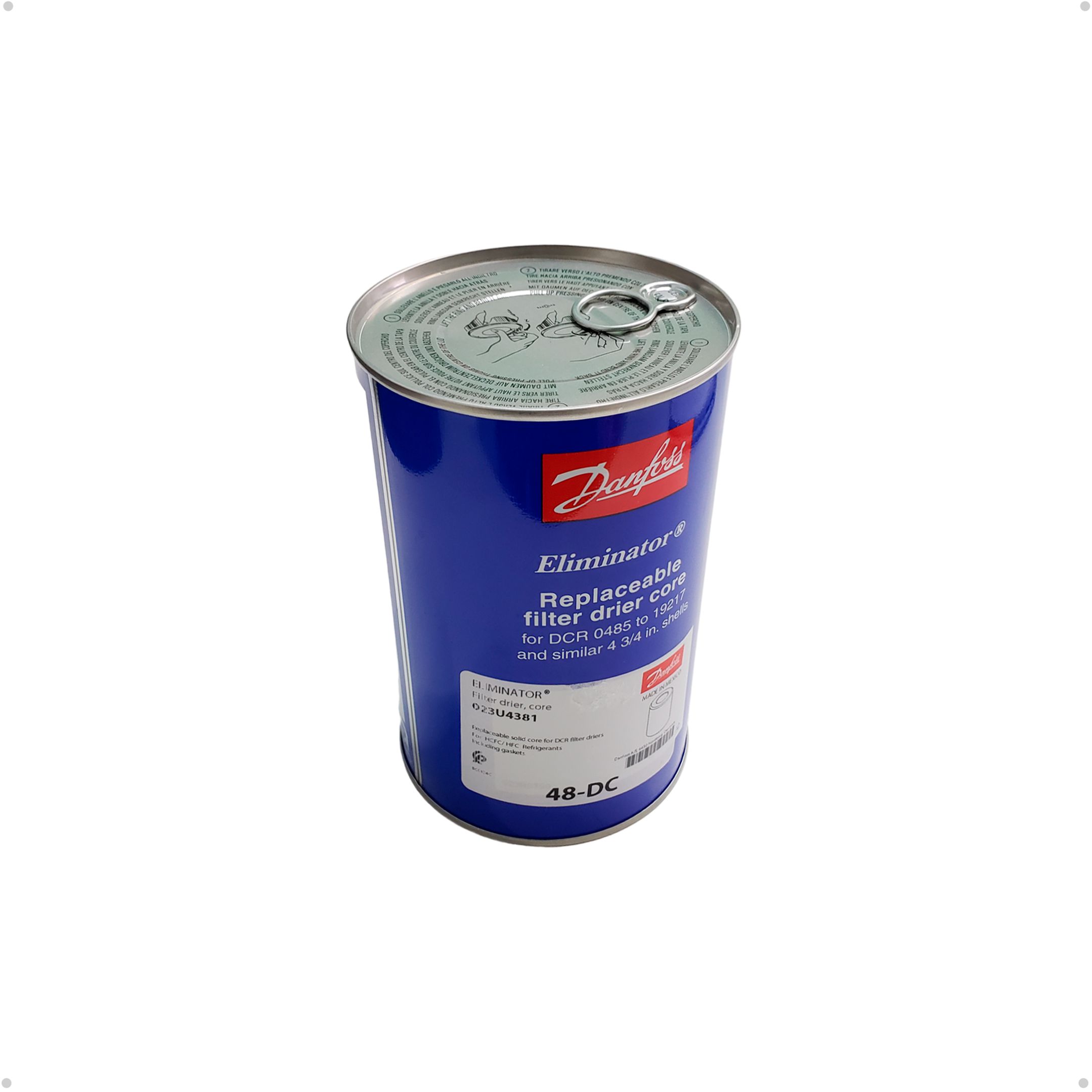 Elemento Filtrante Núcleo Filtro Secador Danfoss 48-DC - Cibrel