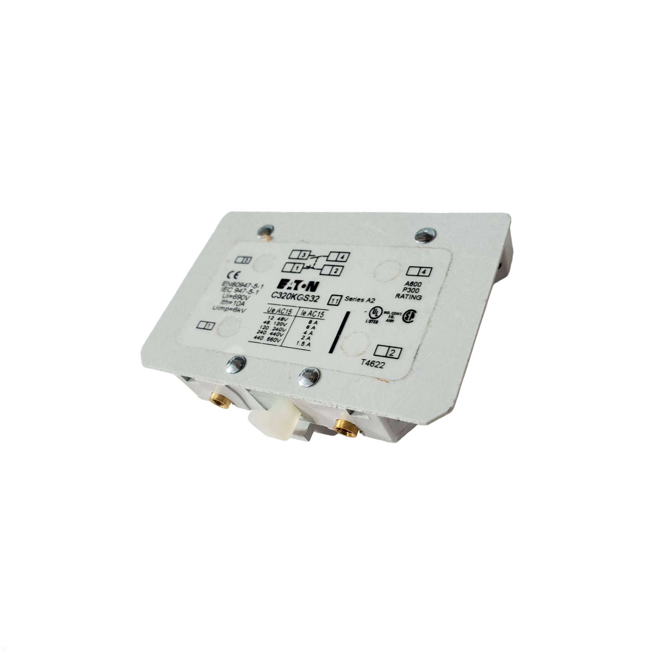 Base de Contato Lateral Cutler Hammer 1NO-1NC C320KGS32 - Cibrel