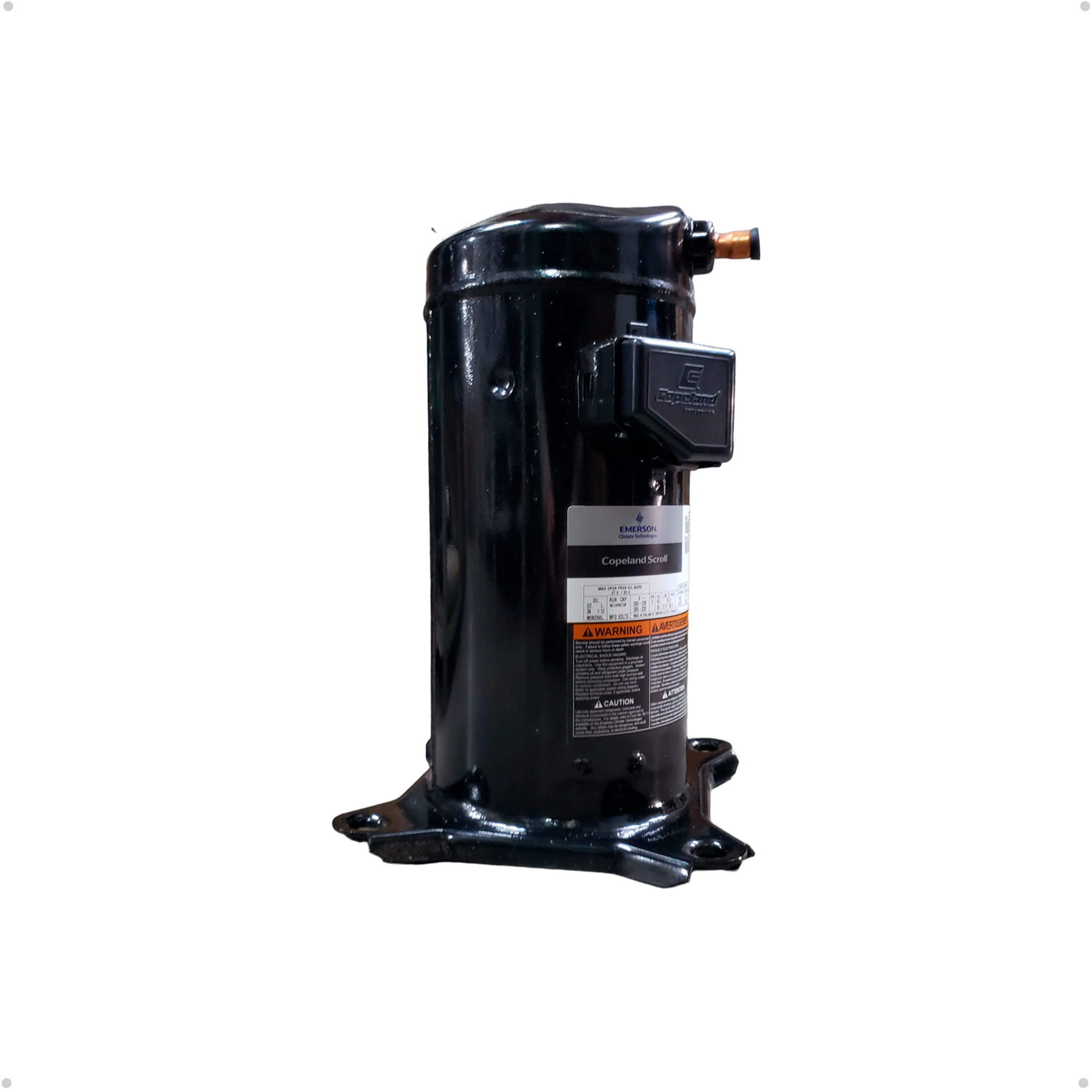 Compressor Copeland Scroll 2TR 24.000 BTU/h Trifásico 220V R22 - ZR24K3 ...