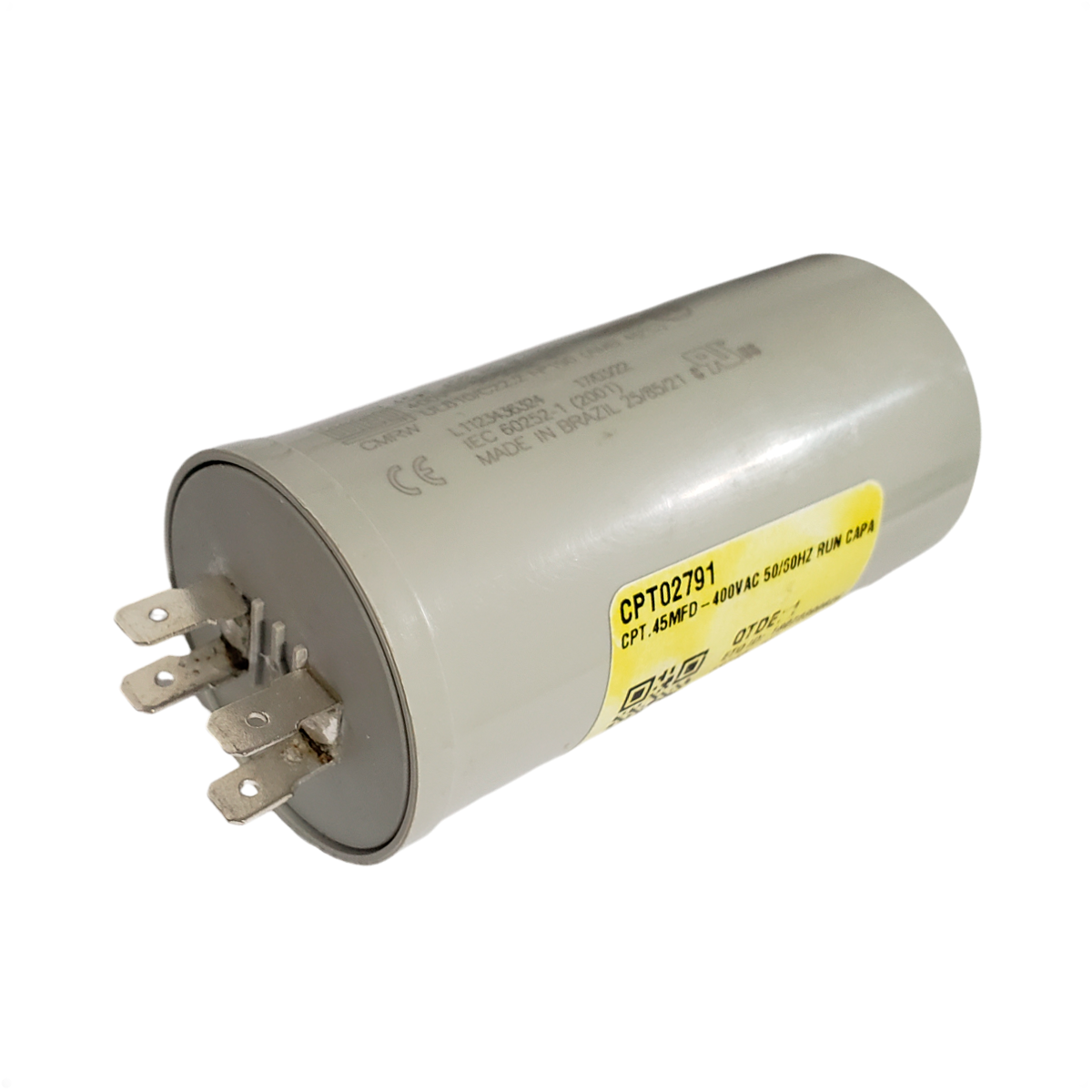Capacitor Permanente 45uF +-5% 400V WEG - Cibrel