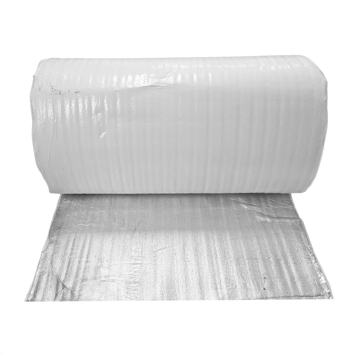 Manta Polietileno Aluminizada Branca Auto Colante 5mm Rolo 60M - Cibrel