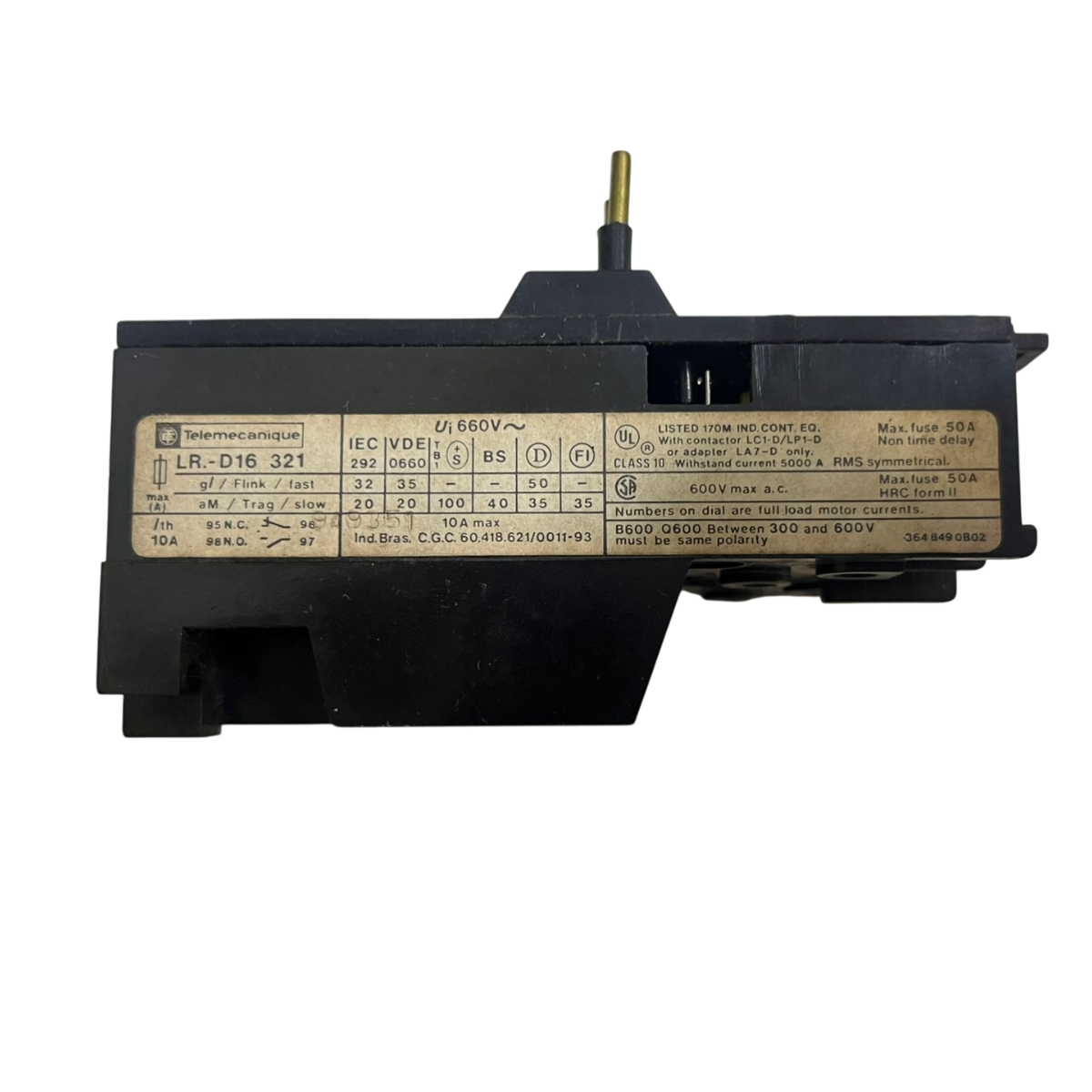 Relé Térmico Telemecanique 12A a 18A Trifásico - Cibrel