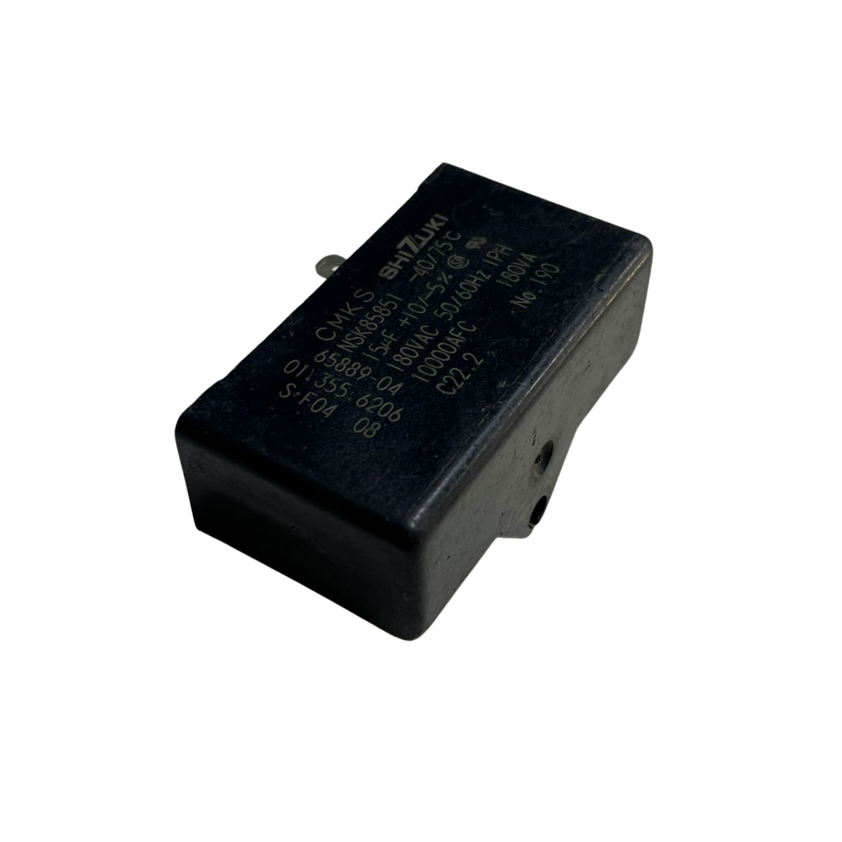 Capacitor Permanente 15mf Retangular S/ Fio 180vac 50/60 Hz - Cibrel