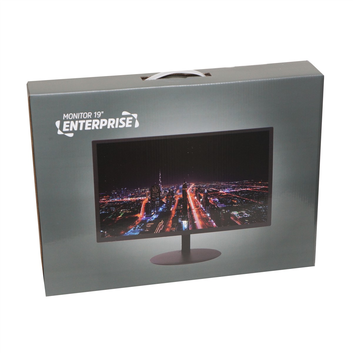 MONITOR LED 19 ENTERPRISE M19WR SLIM PRETO WIDESCREEN BASE REDONDA PRE ...