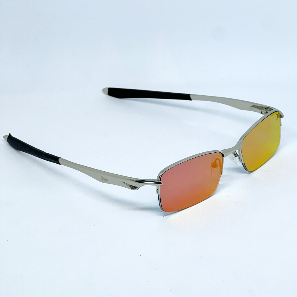 ÓCULOS DE SOL SCOOT - VERMELHO ESPELHADO C/ PRATA - CALIFA BRAND