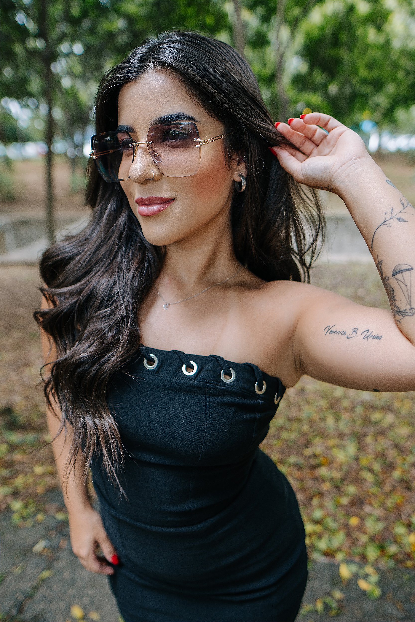 ÓCULOS DE SOL LADY - CINZA DEGRADÊ - CALIFA BRAND