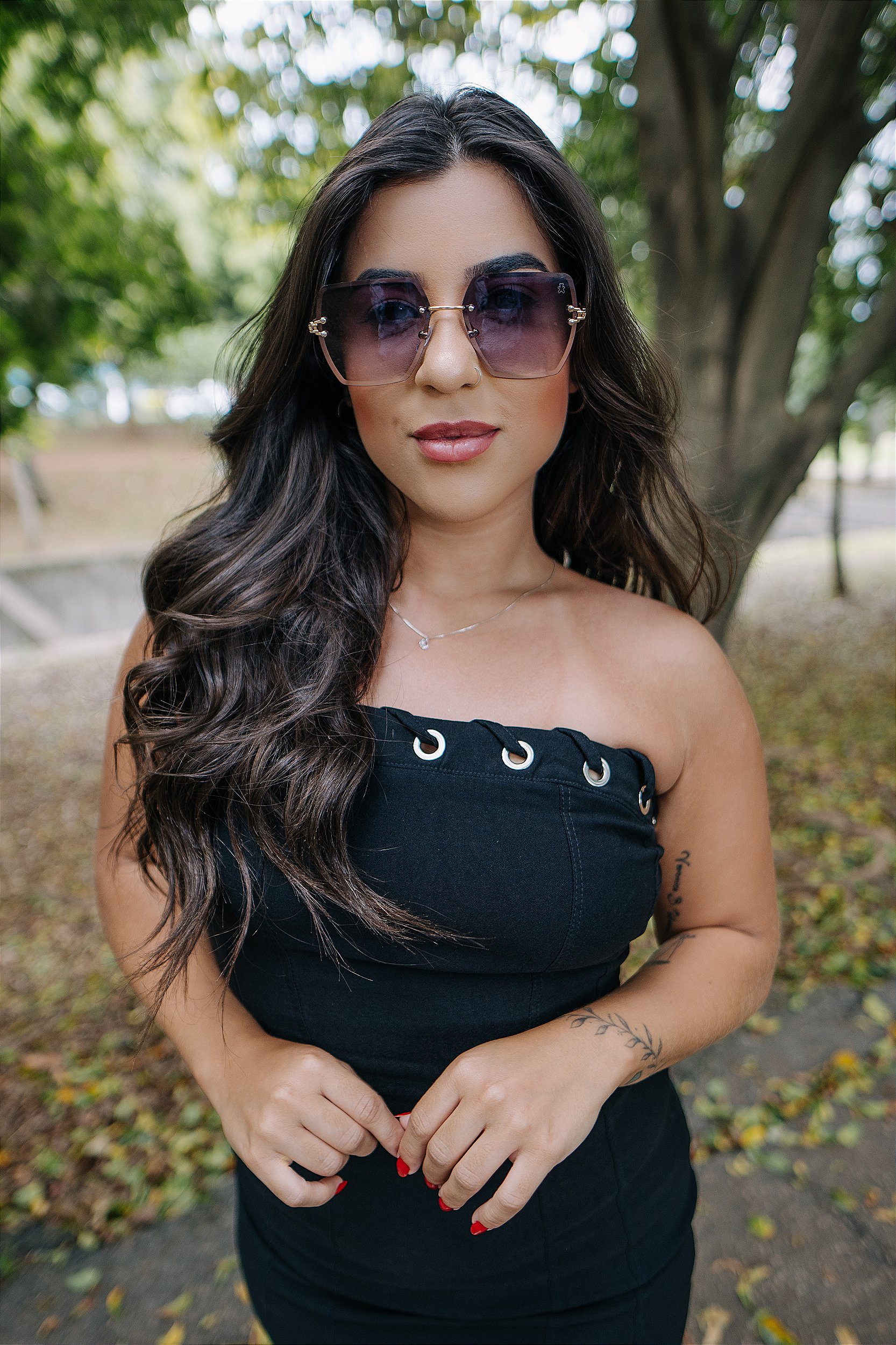 ÓCULOS DE SOL LADY - FUMÊ DEGRADÊ - CALIFA BRAND