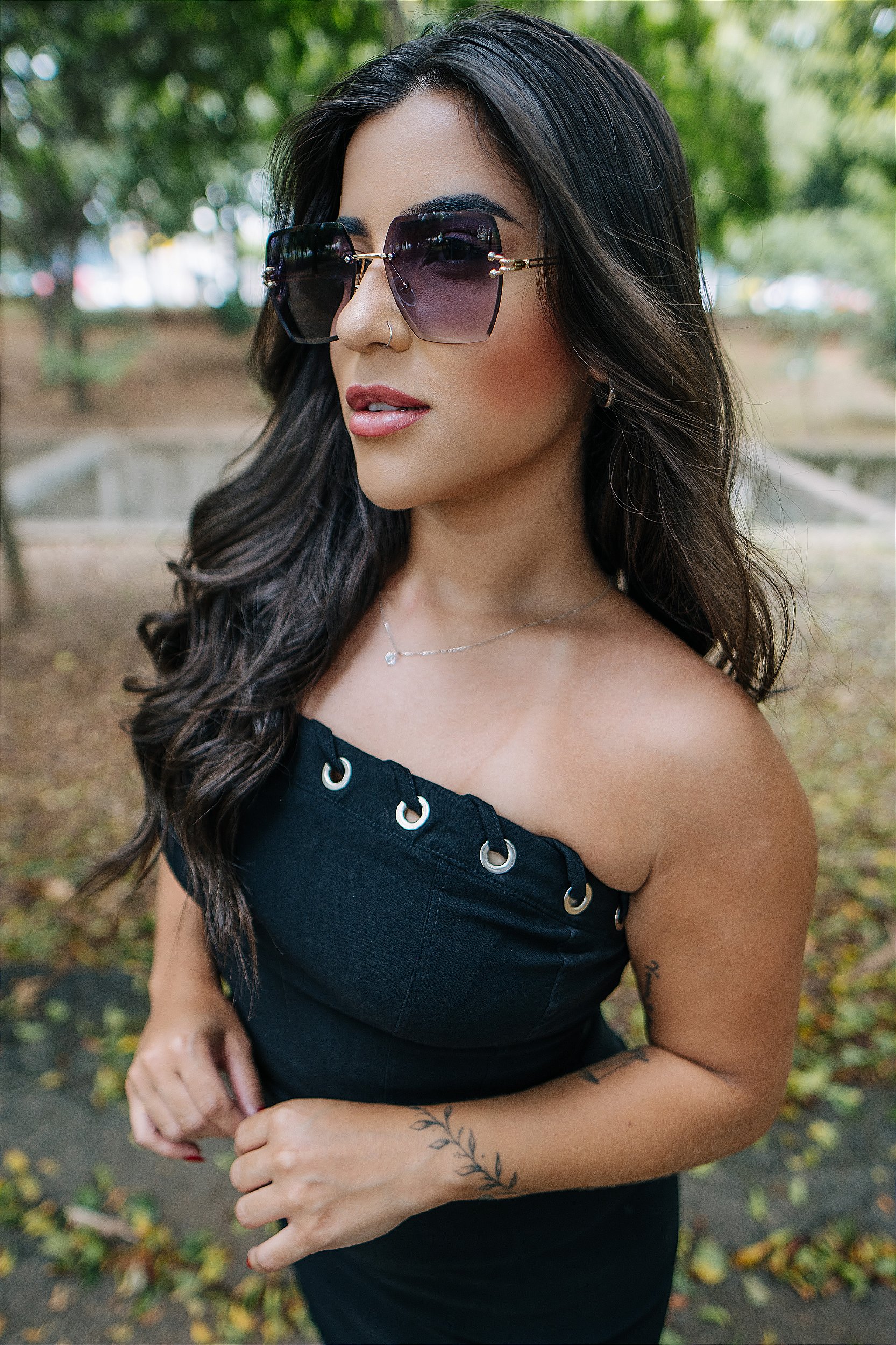 ÓCULOS DE SOL LADY - FUMÊ DEGRADÊ - CALIFA BRAND