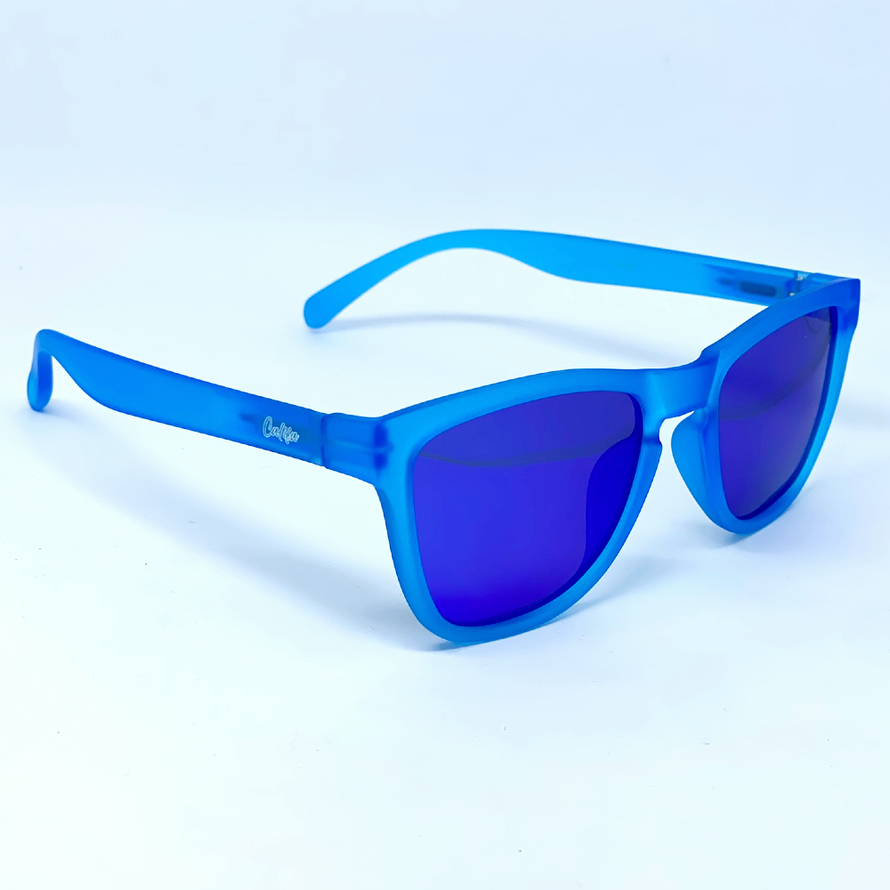 ÓCULOS DE SOL ESPORTIVO POLARIZADO ZOOM - AZUL ESCURO ESPELHADO C/ AZUL ...