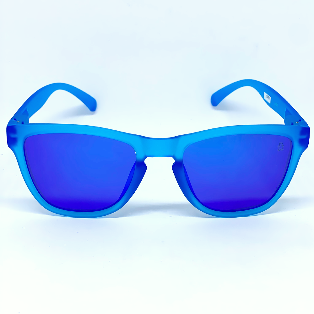 ÓCULOS DE SOL ESPORTIVO POLARIZADO ZOOM - AZUL ESCURO ESPELHADO C/ AZUL ...