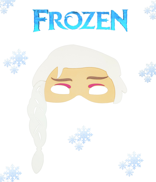 Máscara fantasia Elsa Frozen eva I MIMOSHOW - Mimo Show