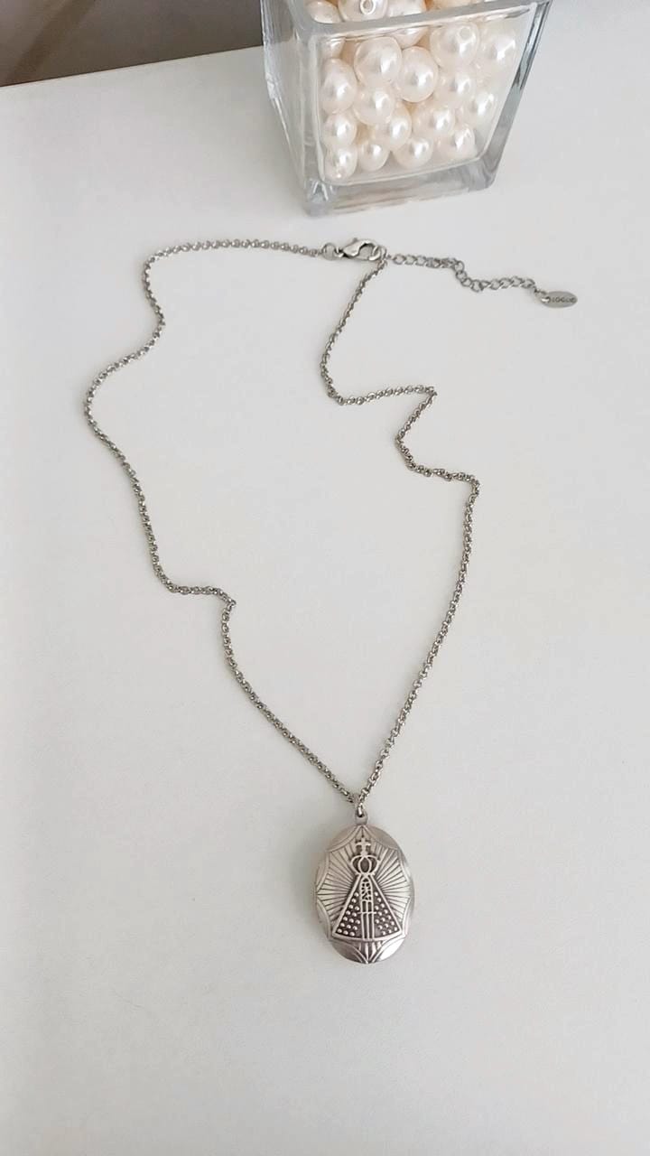 Relicário Nossa Senhora Aparecida - COL1205 - Zoglio Acessórios