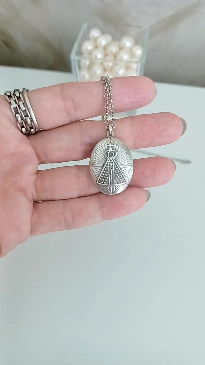 Relicário Nossa Senhora Aparecida - COL1205 - Zoglio Acessórios