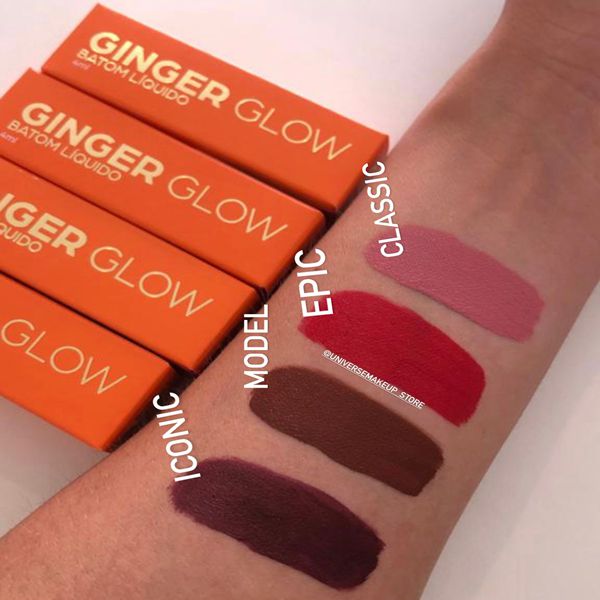 Batom Liquido Ginger Glow - Mari Maria Val 06/26 - Universe Makeup ...