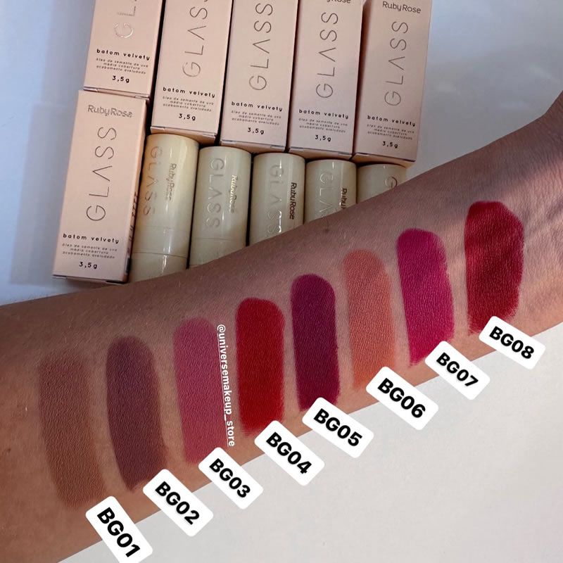 Batom Bala Velvety - Ruby Rose - Universe Makeup Store: Maquiagens de ...