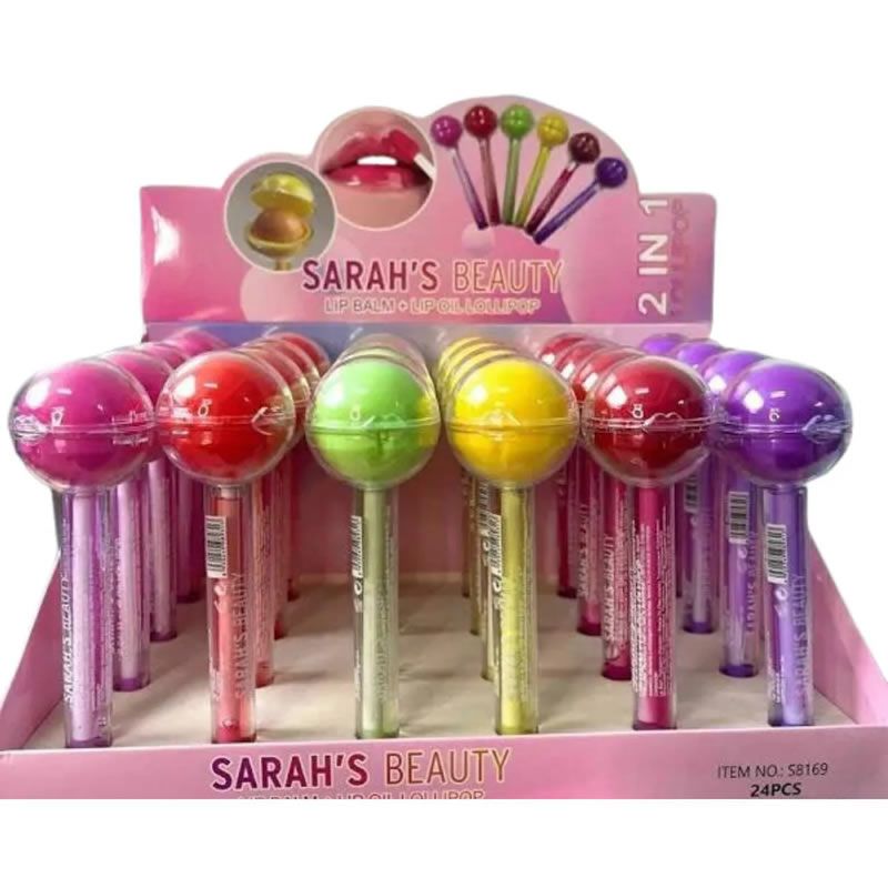 Lip Balm + Lip Oil Lollipop - Sarah's Beauty - Universe Makeup Store ...