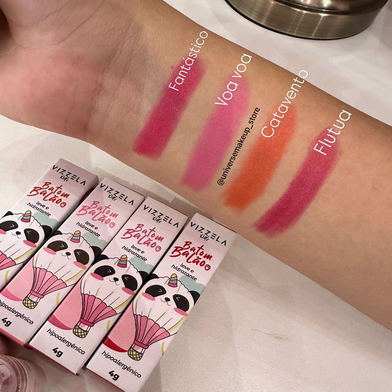 Batom Infantil Balão - Vizzela - Universe Makeup Store: Maquiagens de ...