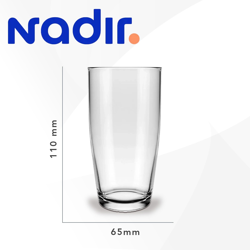 JOGO COPOS NADIR PROSA DE VIDRO 300ML - NADIR - DNAC