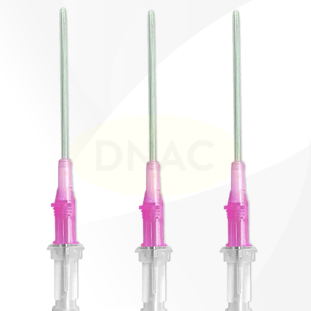 100 Agulhas Com Cateter Rosa 20g Intravenoso Descarpack - DNAC