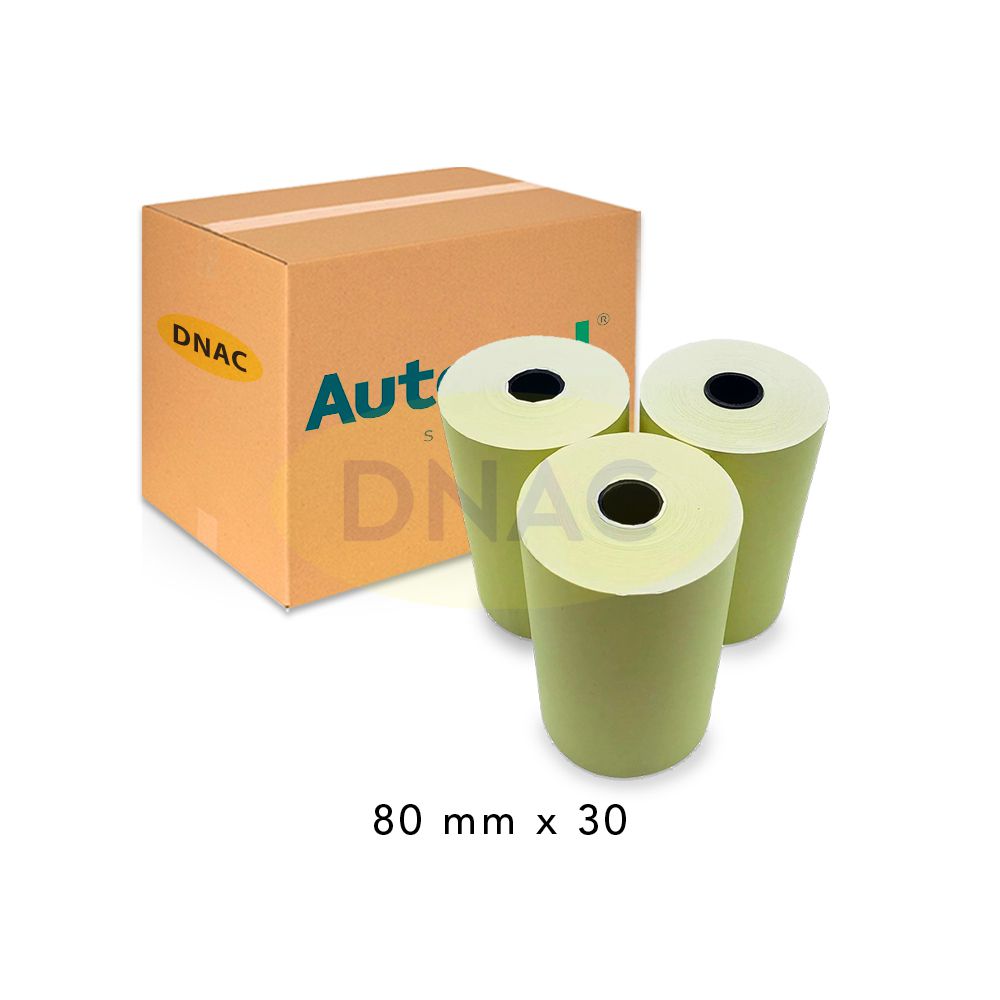 Bobina Termica 80x30 Impressora Fiscal Com 30 Rolos Autopel - DNAC