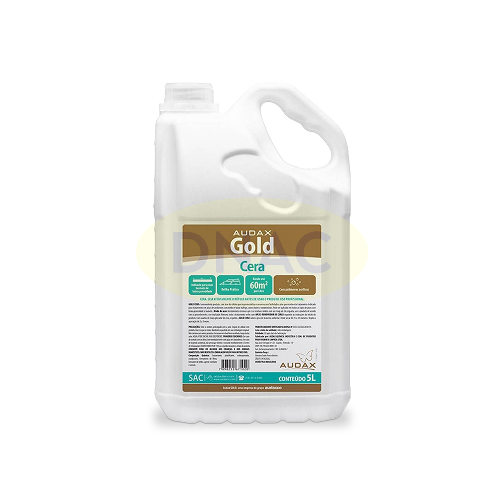 Impermeabilizante Gold 5L Audax Incolor liquido profissional - DNAC