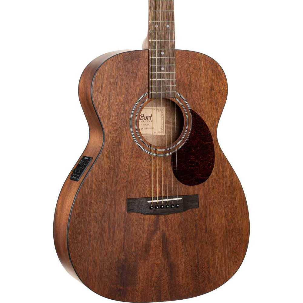 Violão Cort L60MF OP Solid Mahogany Open Pore OM - c/ bag - Fishman ...