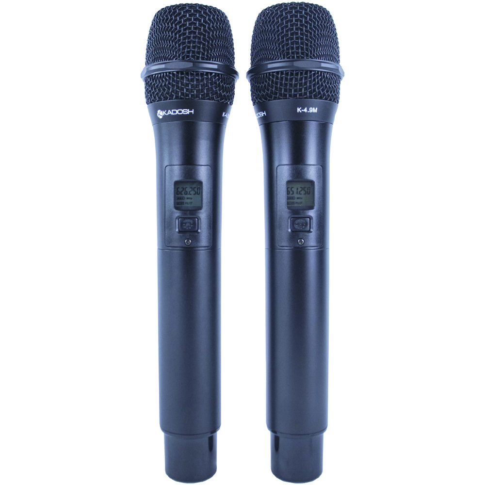 Microfone Sem Fio UHF Kadosh K492M Dinâmico de Mão Duplo - Guitar Shop CE | Loja de Instrumentos ...