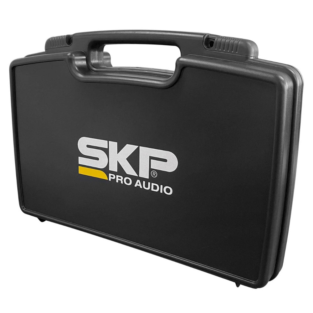 Microfone Sem Fio UHF SKP UHF 700 PRO Dinâmico de Mão e Bodypack c ...
