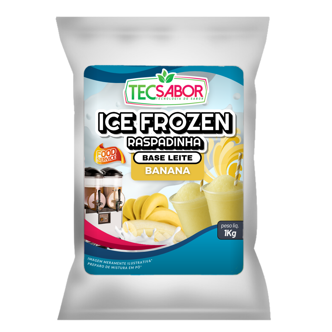 Raspadinha Leite Base Pó Pronta Tecsabor - lojatecsabor