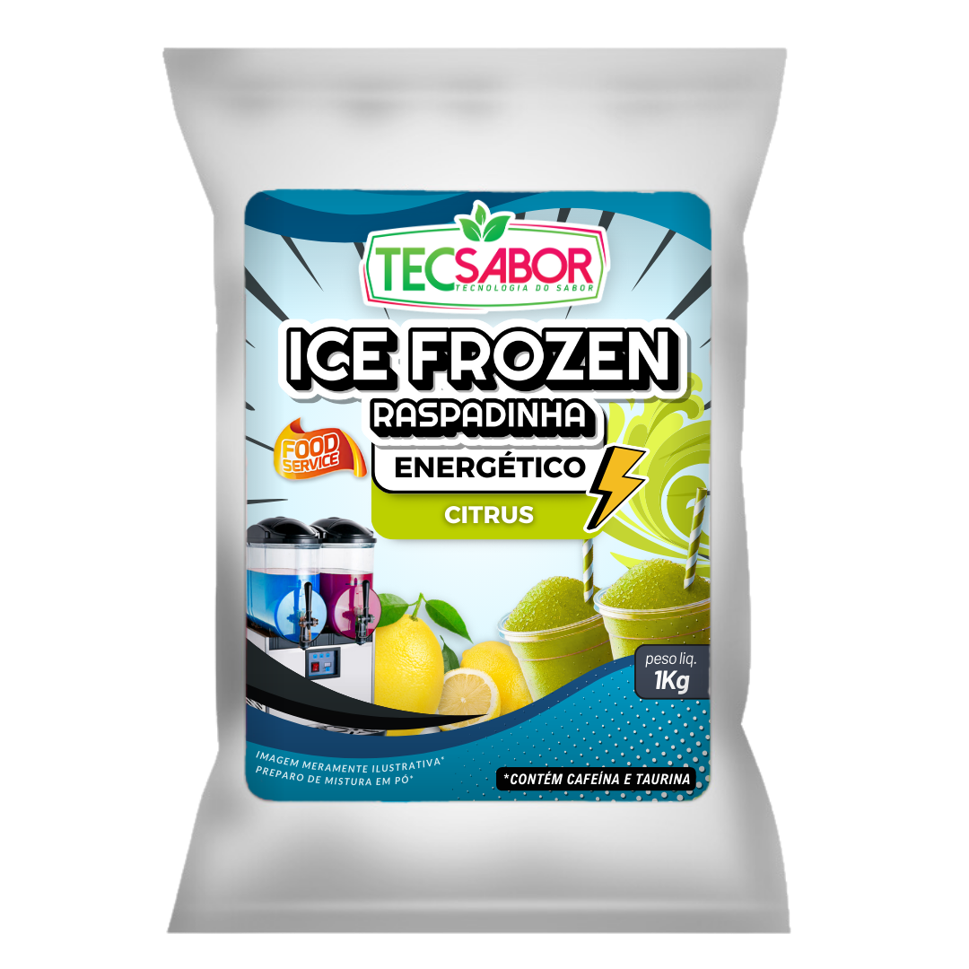 Raspadinha Energética Base Pó Pronta Tecsabor - lojatecsabor