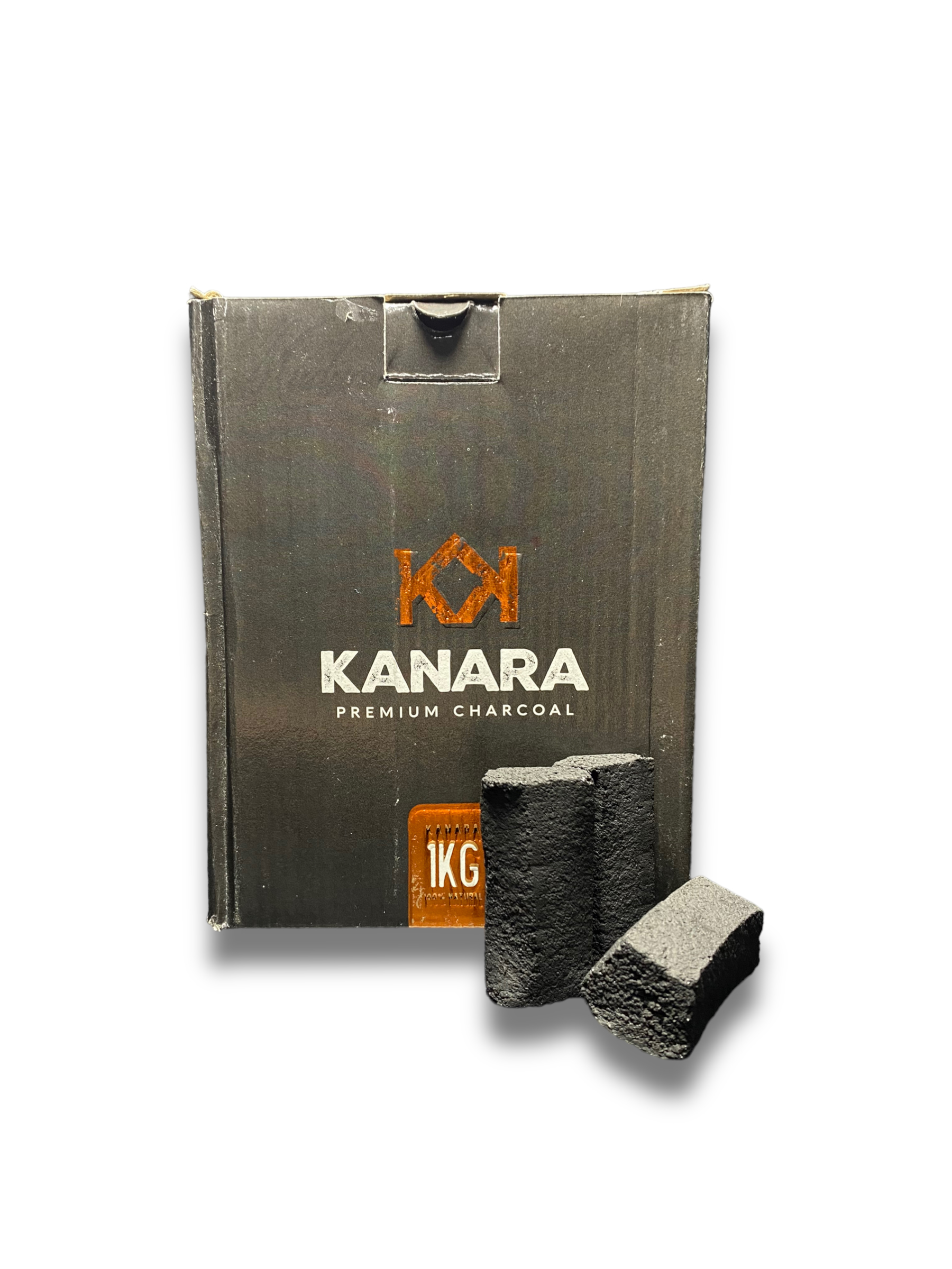 CARVÃO KANARA 1KG - CARVÃO DE COCO - Mudan Tabacaria