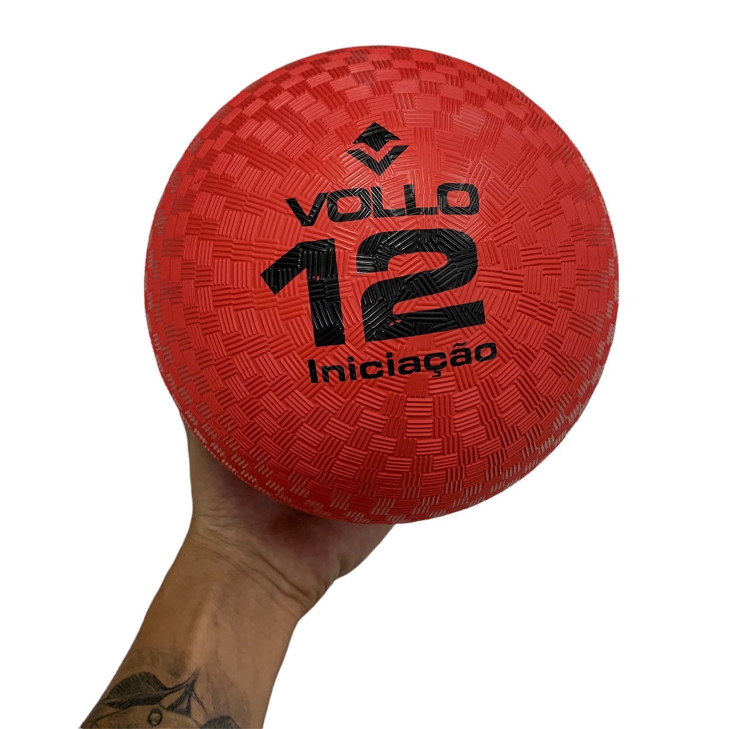 Bola de Iniciação Vollo BI012 Tamanho 12 Impermeavél Vermelha - Dafoca