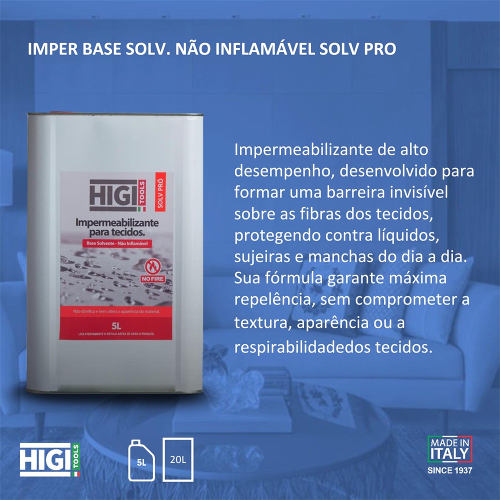 SOLV PRÓ Impermeabilizante à Base Solvente 5L Higi Tools - EXCELLENCE - Produtos Para Estética ...