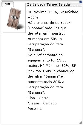 Carta Lady Tanee Selada - Buster Shop