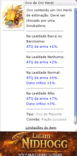 Ovo de Orc Herói - Buster Shop