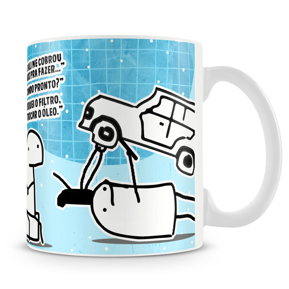 Caneca Flork Mecânico - Caneca Personalizada para Todas as Ocasiões!