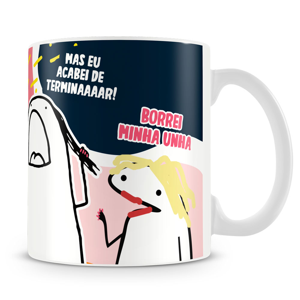Caneca Flork Nail Design - Caneca Personalizada para Todas as Ocasiões!