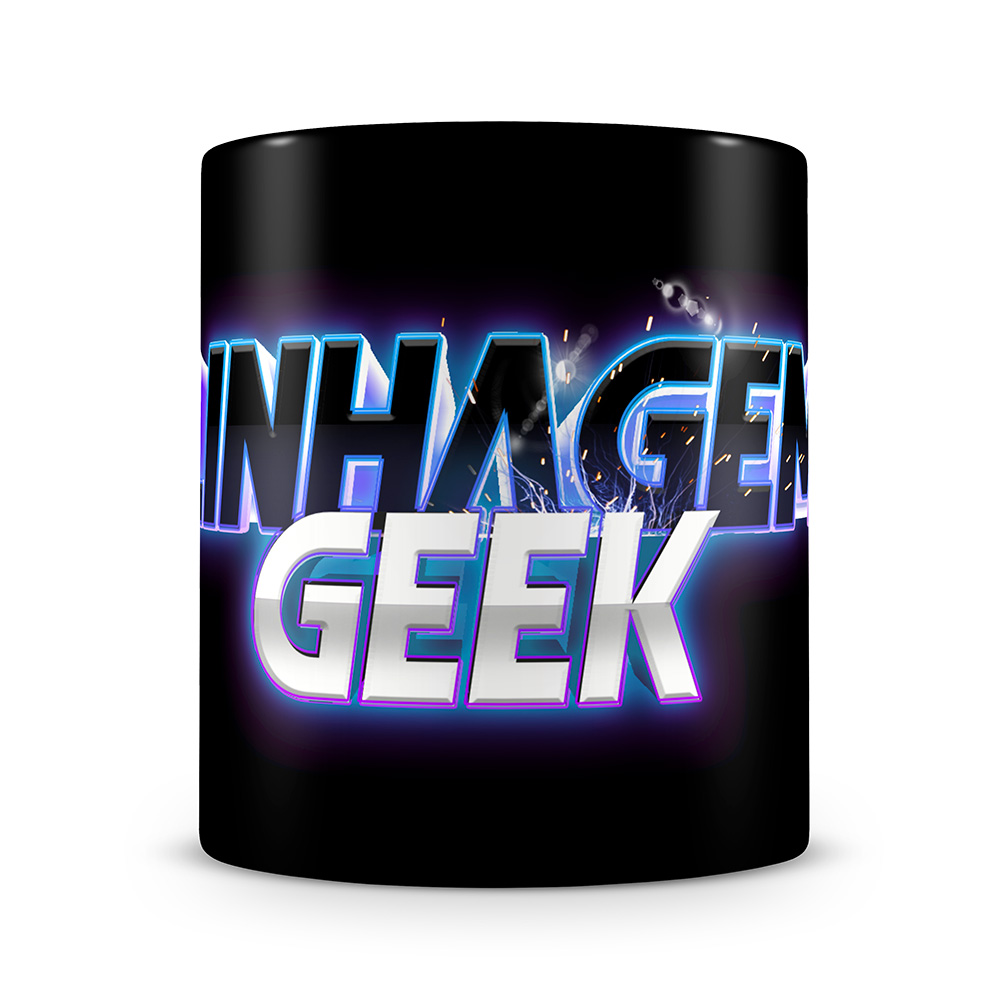 Caneca Linhagem Geek 100% Preta (Mod.1) - Caneca Personalizada para ...