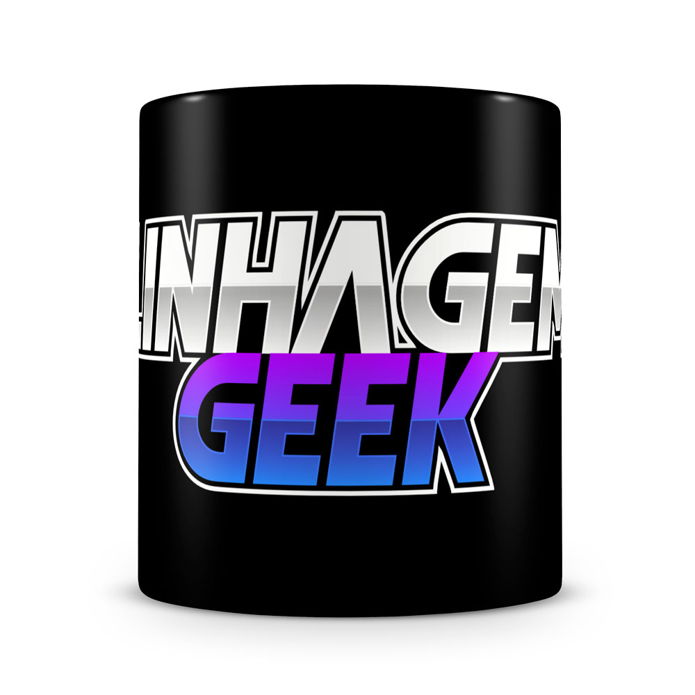 Caneca Linhagem Geek 100% Preta (Mod.2) - Caneca Personalizada para ...