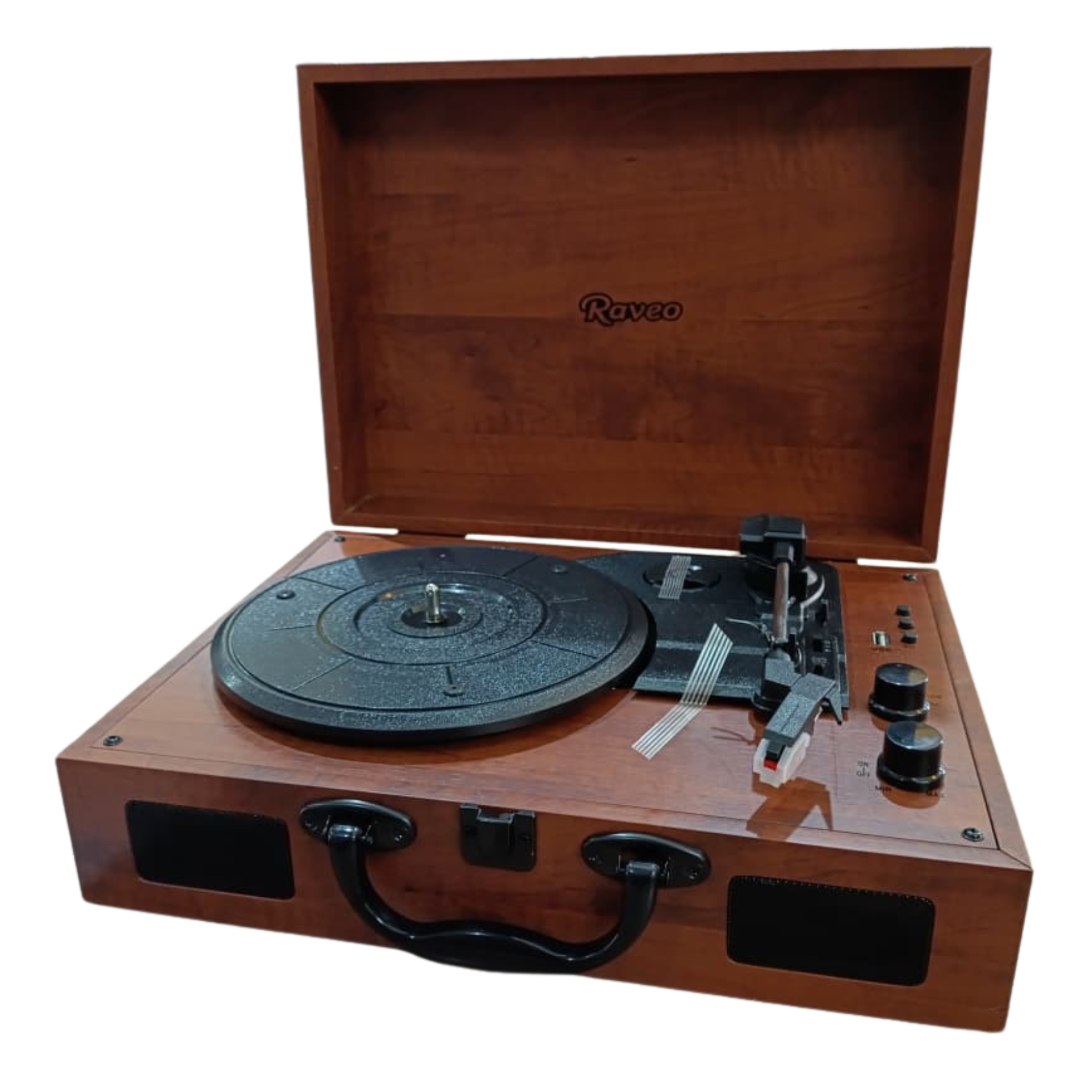 Vitrola Raveo Sonetto Wood Com Toca Disco USB Bluetooth - King Musical ...