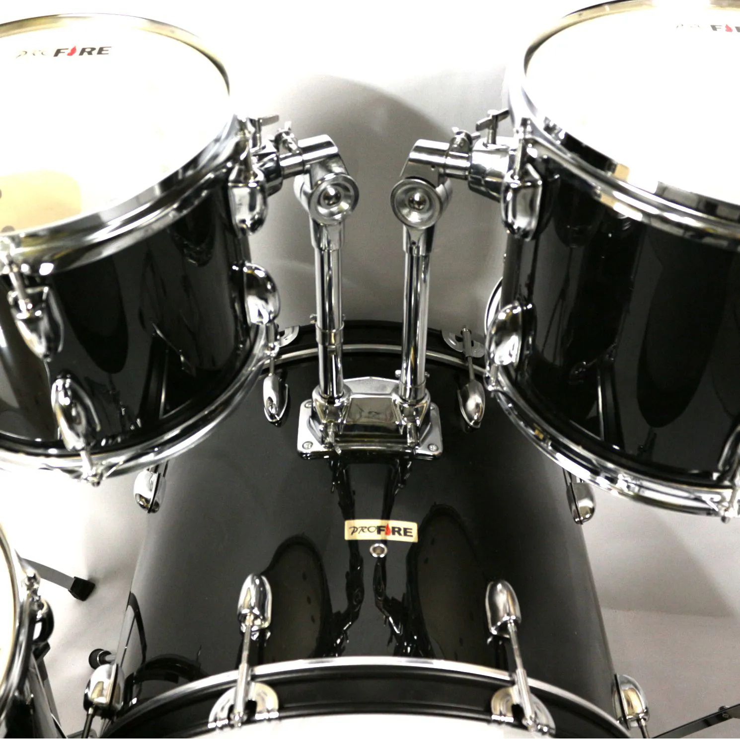 Bateria Pro Fire Bumbo 20 Preta Ds-503 ferragem Cromada - King Musical - Instrumentos Musicais e ...