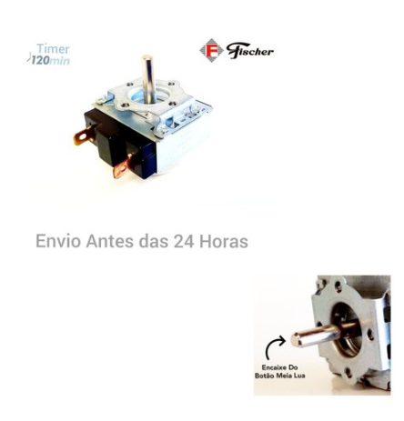 Timer 120m Forno Elétrico Fischer Gourmet Grill, 4 - Eletroc