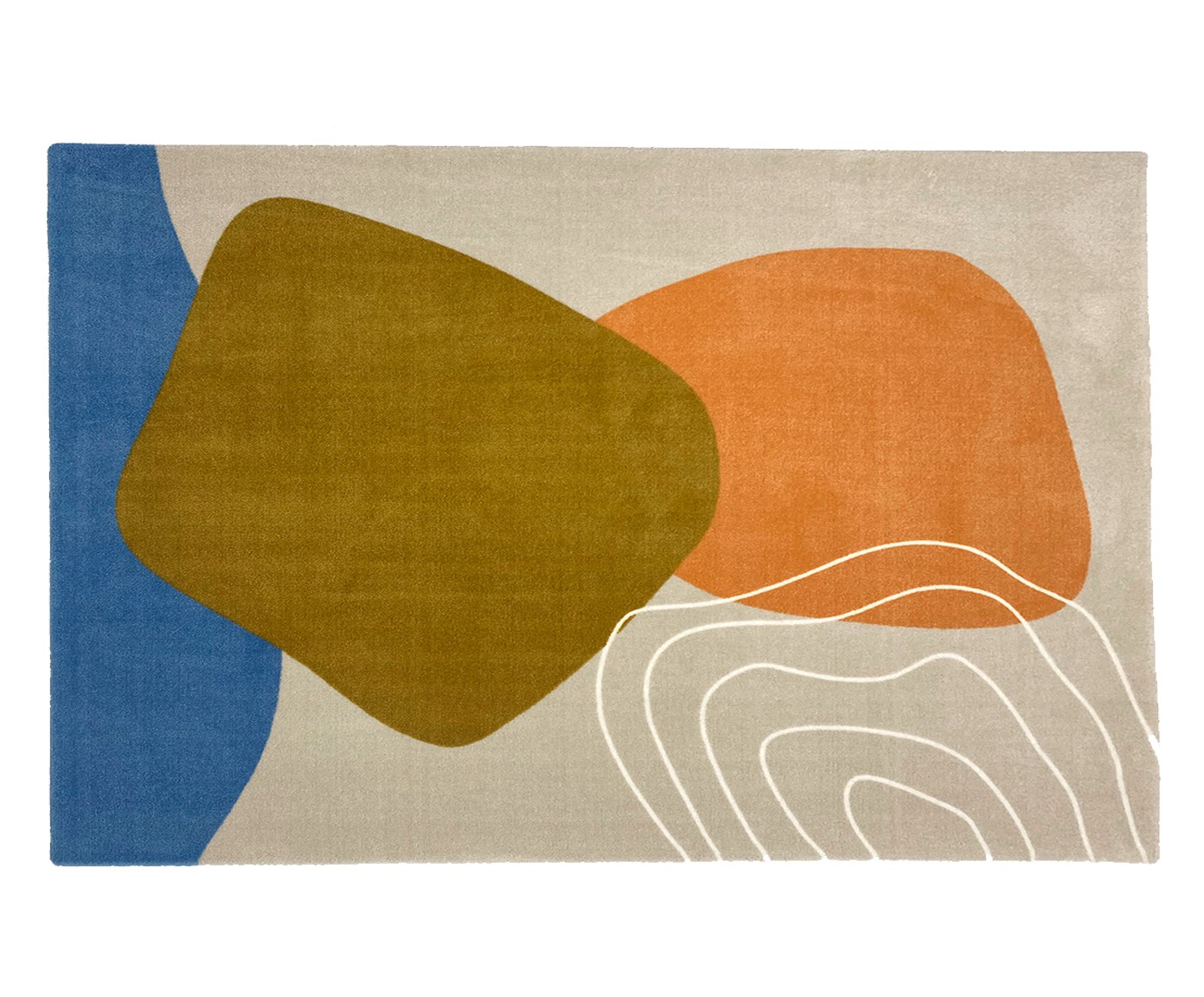 Tapete Infantil Retangular Kamet Abstrato - Cola e Decora - Decoração ...