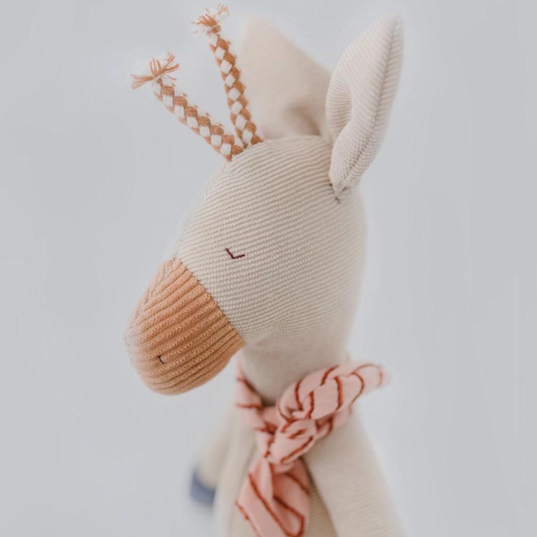 Enfeite de Pano Girafa - Cola e Decora - Decoração Infantil